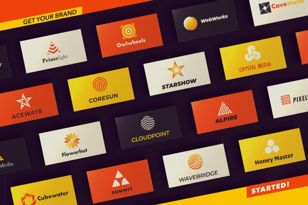 96 Logo Marks & Geometric Shapes – MasterBundles