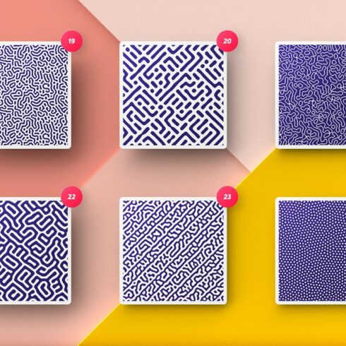 120 Organic Patterns And Brushes | Master Bundles