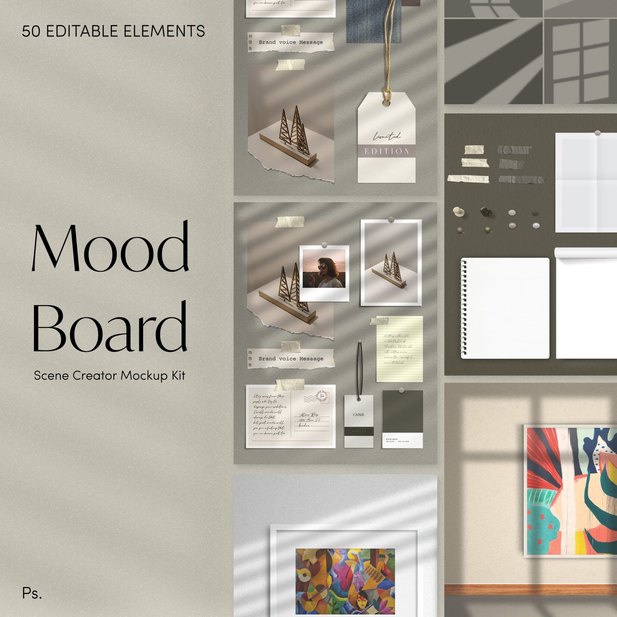 Scene Creator Mood Board Mockup Kit – MasterBundles