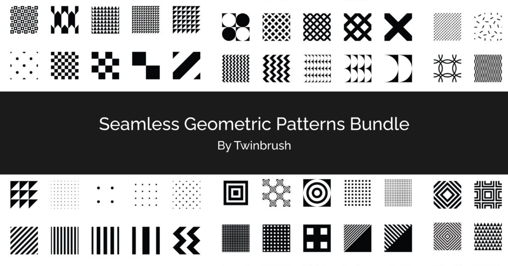 Seamless Geometric Patterns Bundle – MasterBundles