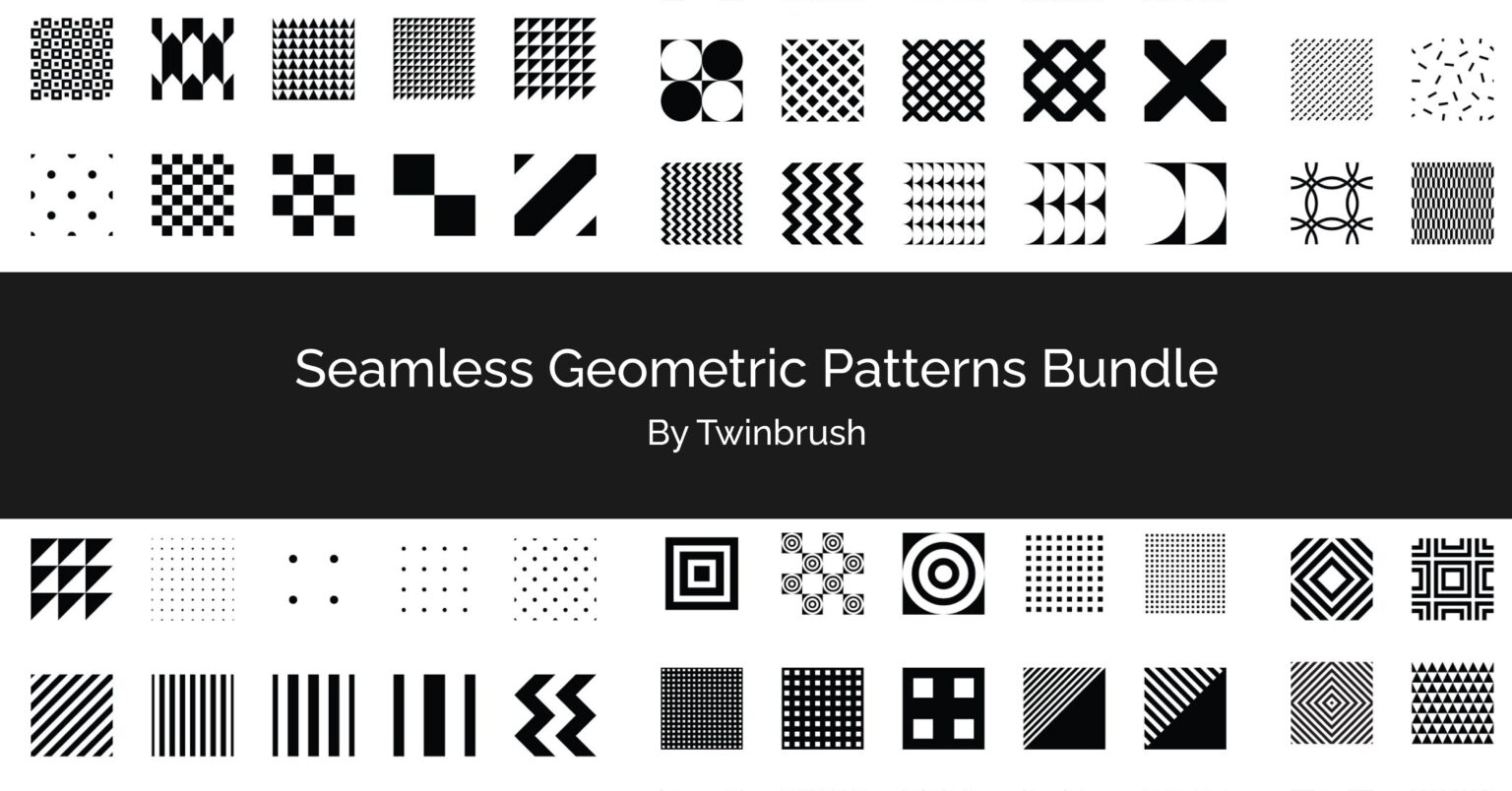 Seamless Geometric Patterns Bundle – MasterBundles