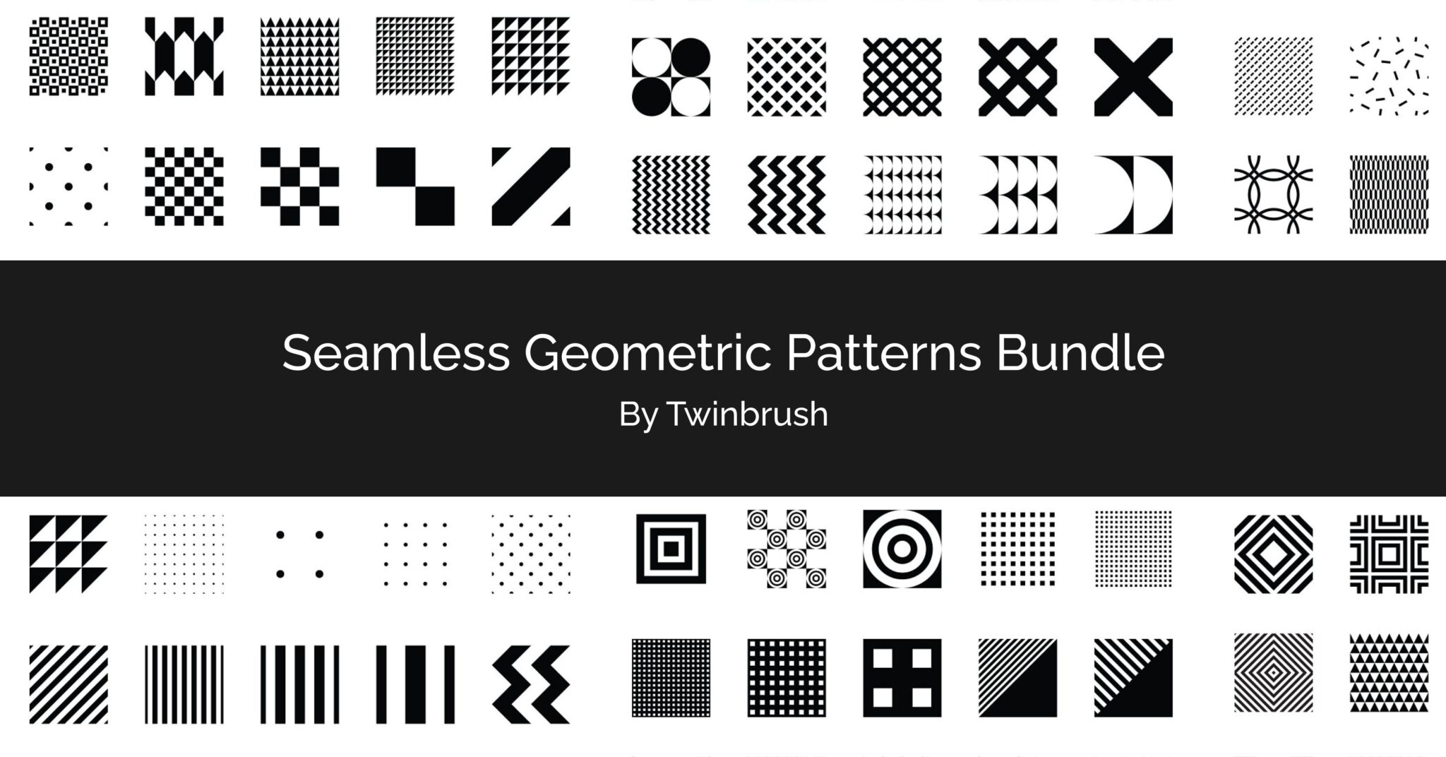 Seamless Geometric Patterns Bundle – MasterBundles
