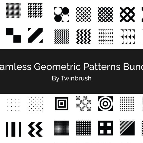Seamless Geometric Patterns Bundle | Master Bundles