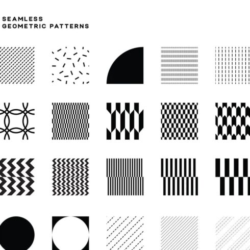 Seamless Geometric Patterns Bundle | Master Bundles