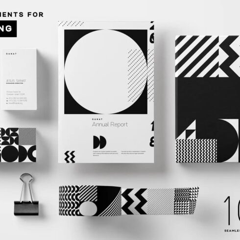 Seamless Geometric Patterns Bundle | Master Bundles