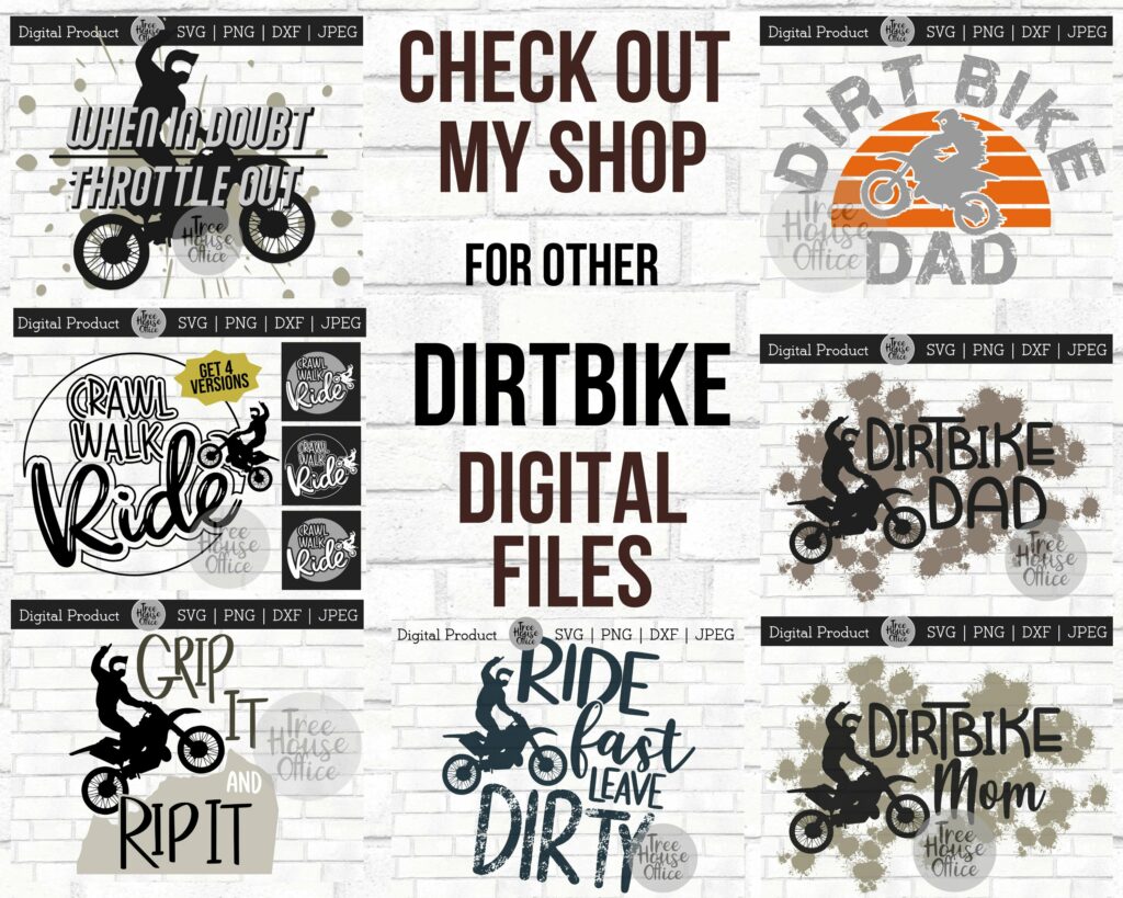 Dirt Bike Quote SVG, Grip It And Rip It, Dirtbike Motocross – MasterBundles