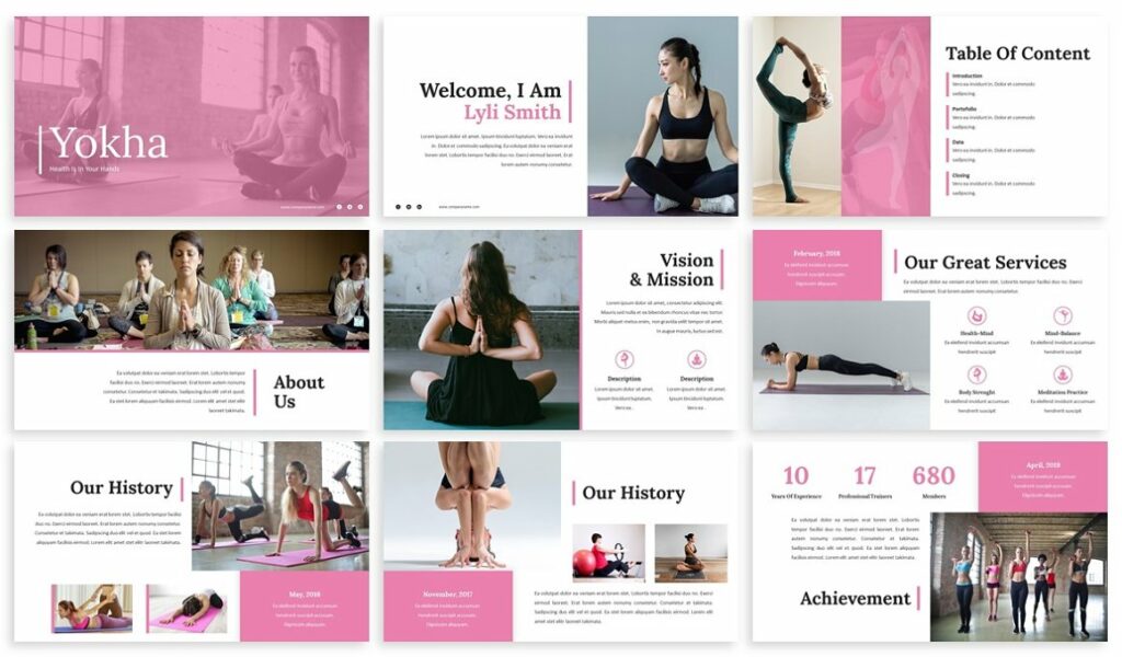 Yokha - Yoga Google Slides Template – MasterBundles