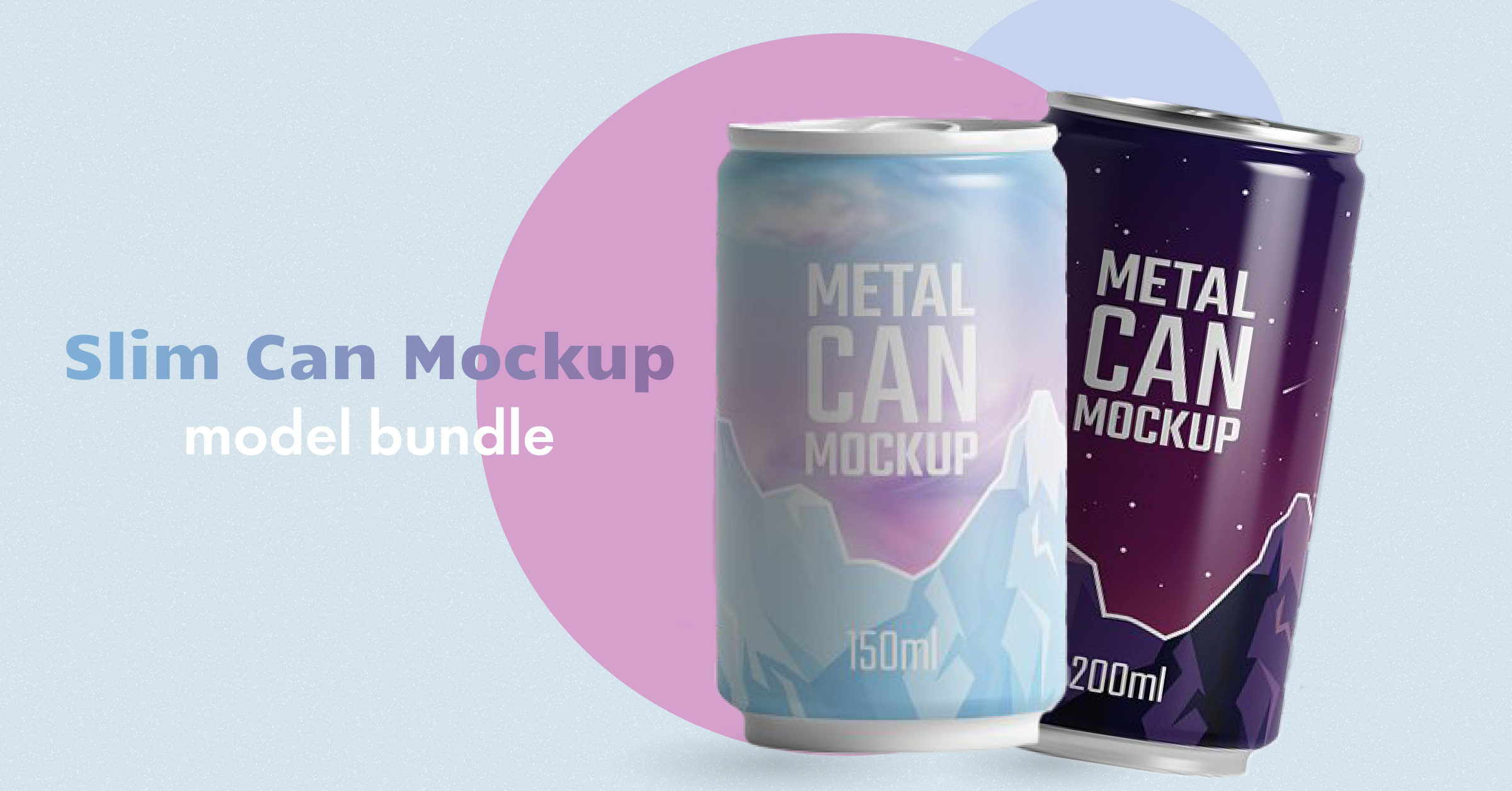Slim Can Mockup – MasterBundles