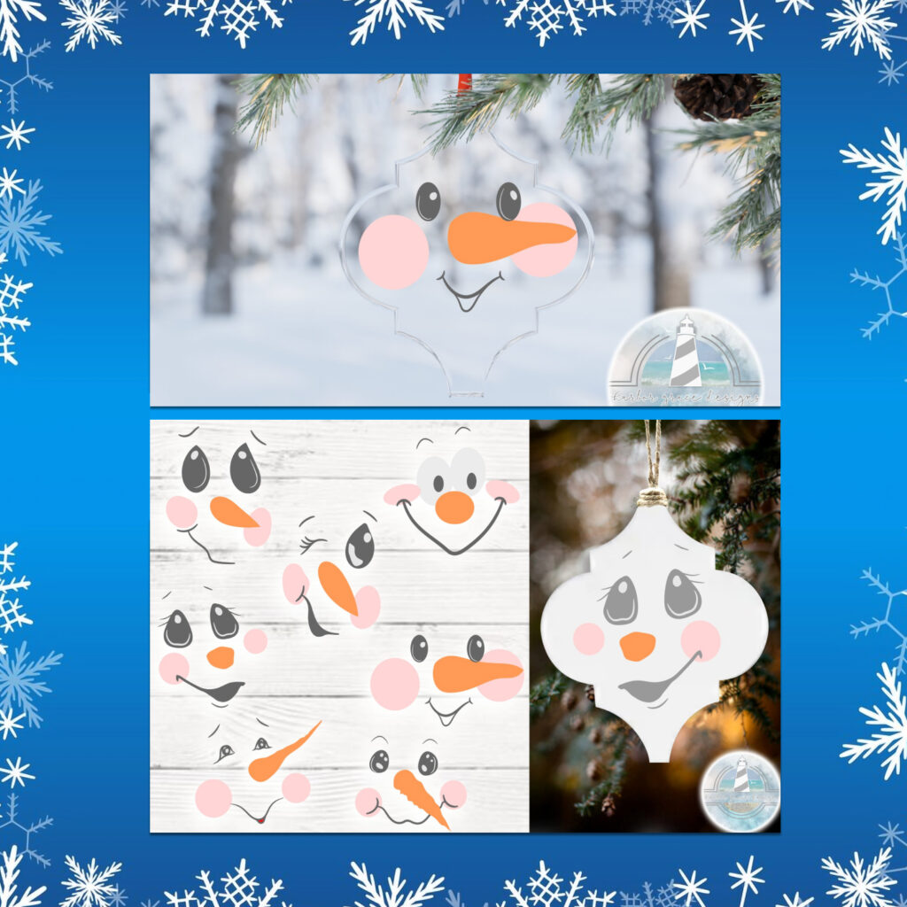 Snowman Faces SVG And Clipart Bundle - Vol 1 – MasterBundles