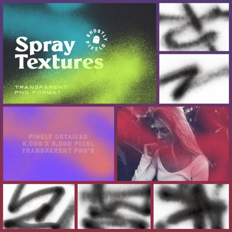 Subtle Spray Paint Textures | Master Bundles