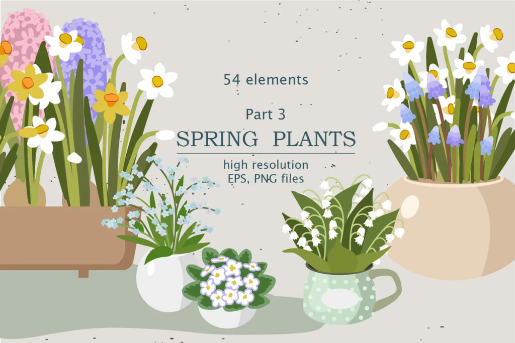 Spring Indoor Plants | Part 3 – MasterBundles