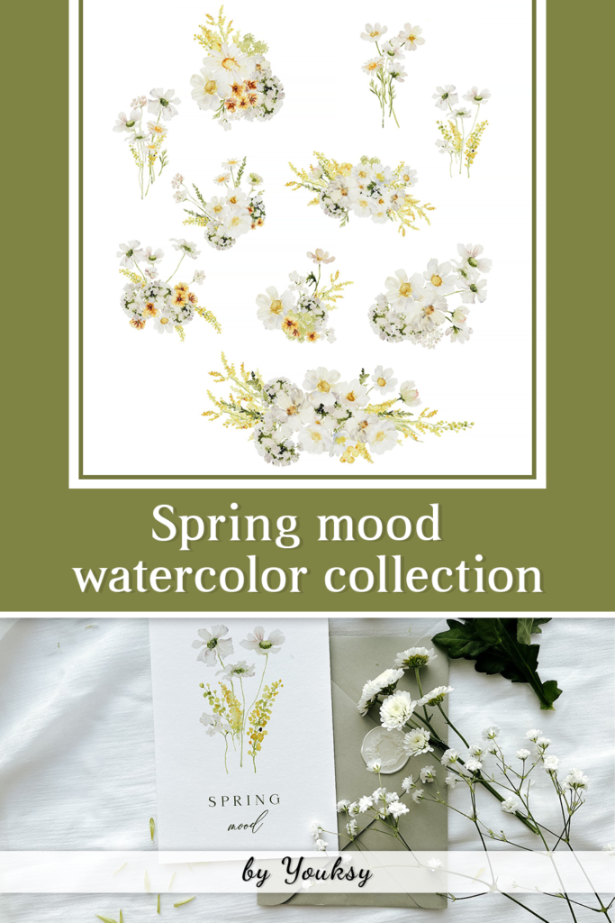 Spring Mood - Watercolor Collection – MasterBundles