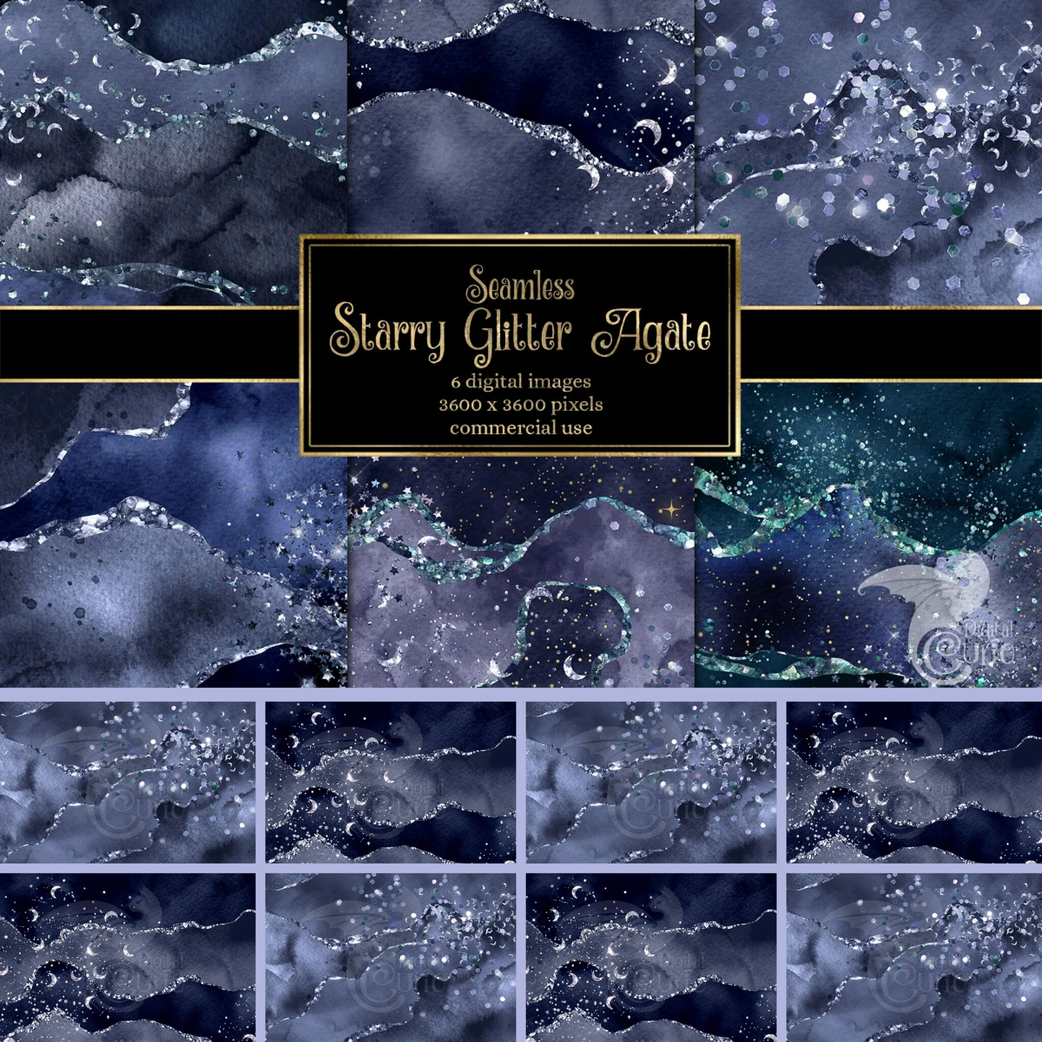 Starry Glitter Agate Textures – MasterBundles