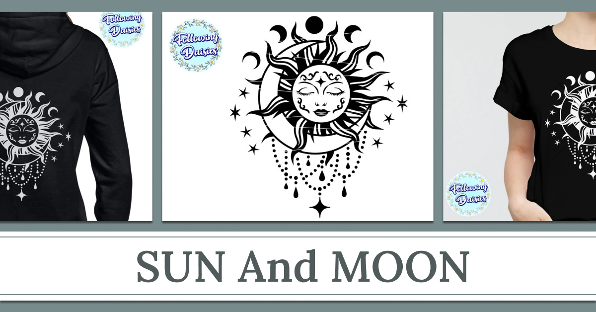 SUN And MOON SVG, Moon Phases, Mystical – MasterBundles