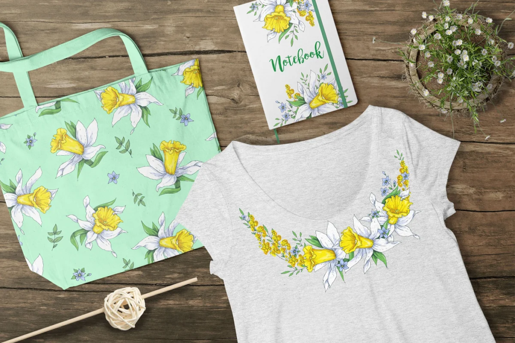 Sunny Flowers – Spring Clip Art – MasterBundles