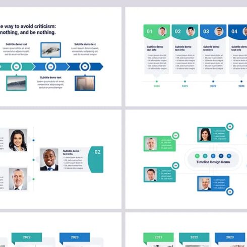 Timeline with Images Google Slides | Master Bundles