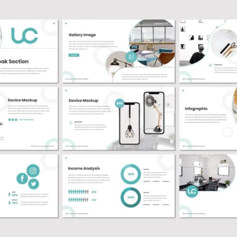 Up-Cloop - PowerPoint Template | Master Bundles