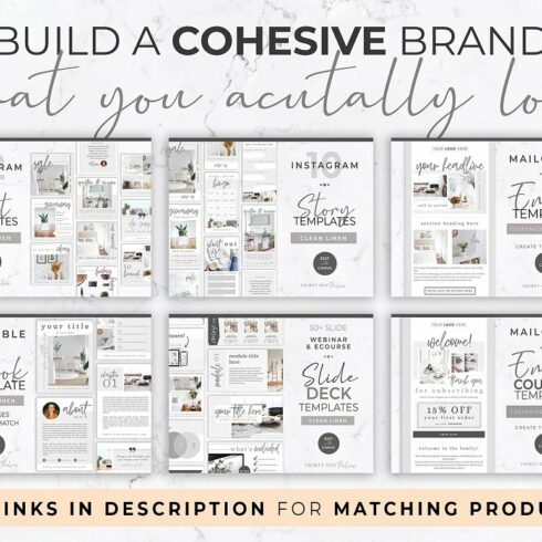 EBook Template For Canva | Linen | Master Bundles