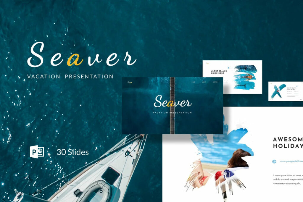 Vacation Presentation PowerPoint – MasterBundles