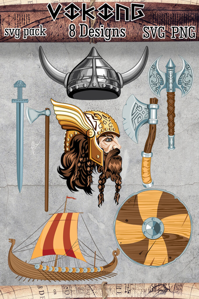 8 Viking SVG Files – MasterBundles