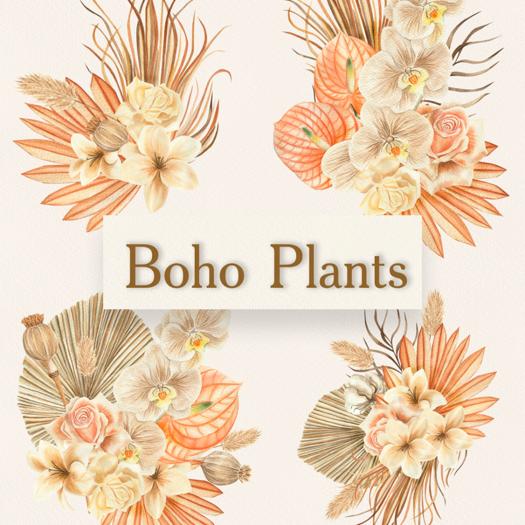 Watercolor Boho Collection – MasterBundles