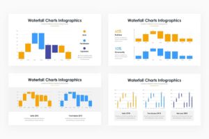 Waterfall Charts Infographics – MasterBundles