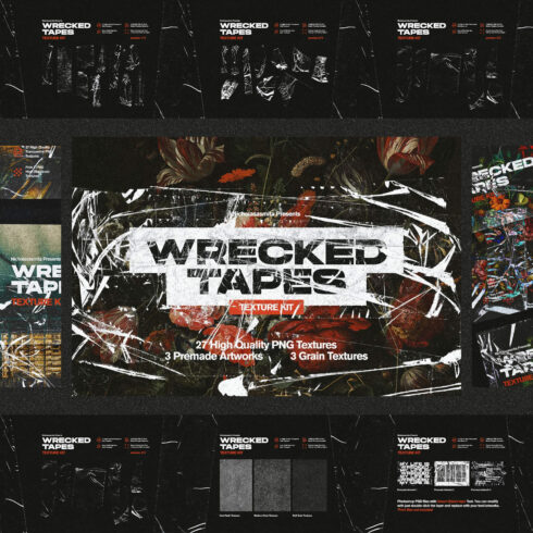 Wrecked Tapes Texture Kit – MasterBundles