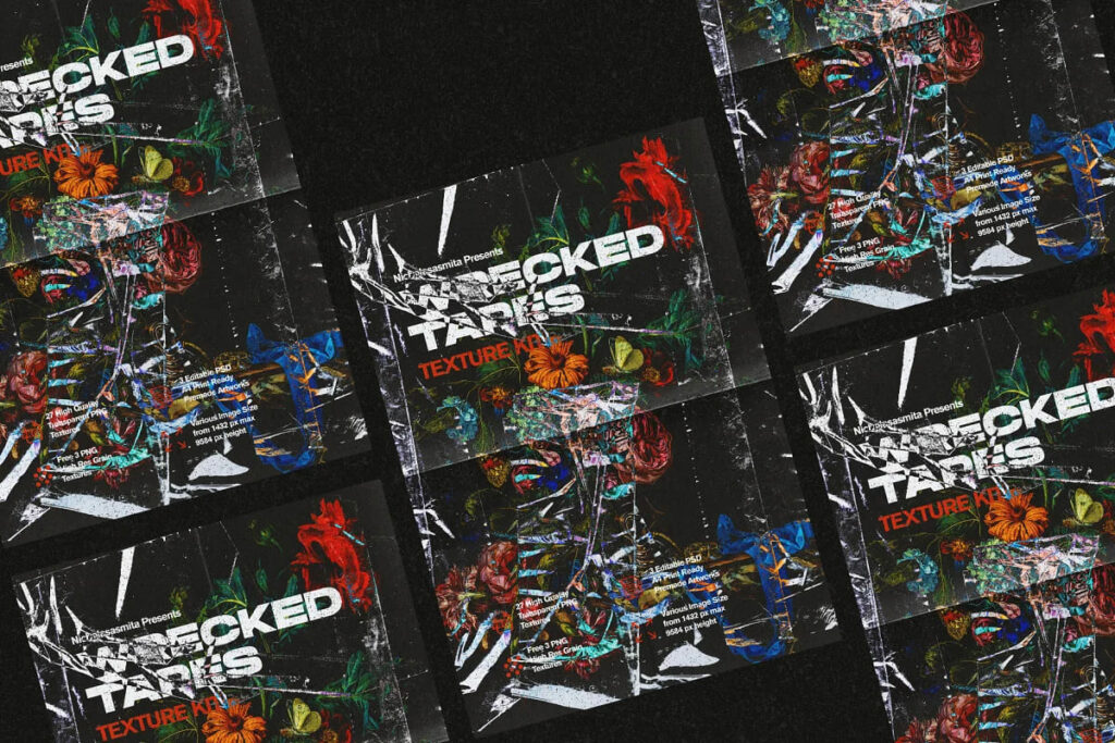 Wrecked Tapes Texture Kit – MasterBundles
