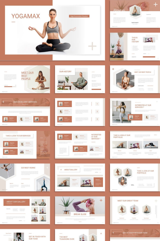 Yogamax Yoga Google Slides Template – MasterBundles