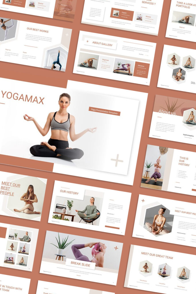 Yogamax Yoga Google Slides Template – MasterBundles