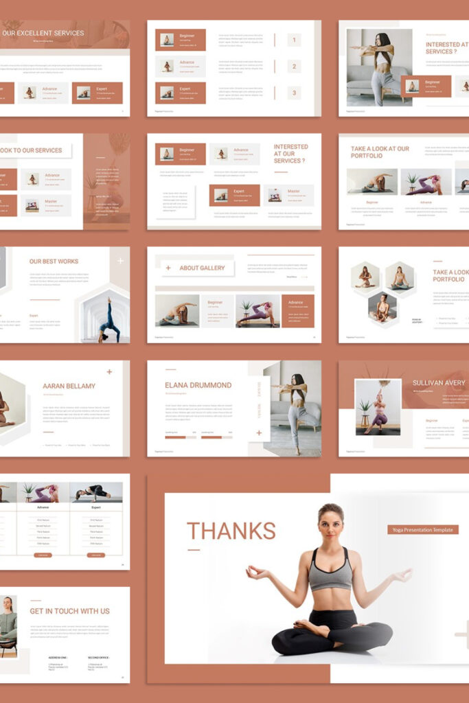 Yogamax Yoga Google Slides Template – MasterBundles