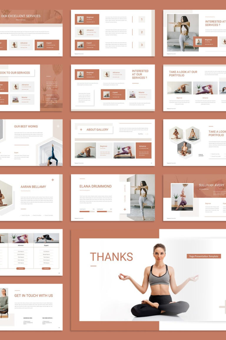 Yogamax Yoga Google Slides Template – MasterBundles
