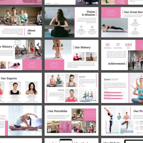 Yokha - Yoga Google Slides Template | Master Bundles