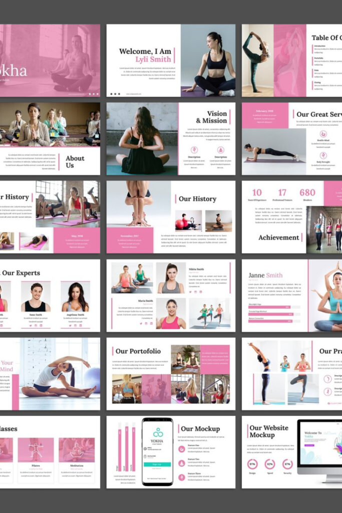 Yokha - Yoga Google Slides Template – MasterBundles