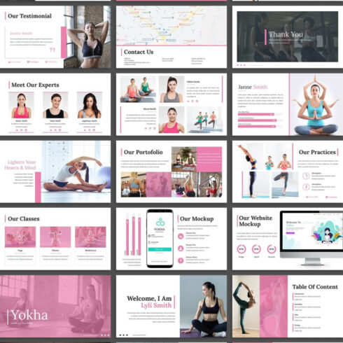 Yokha - Yoga Google Slides Template | Master Bundles