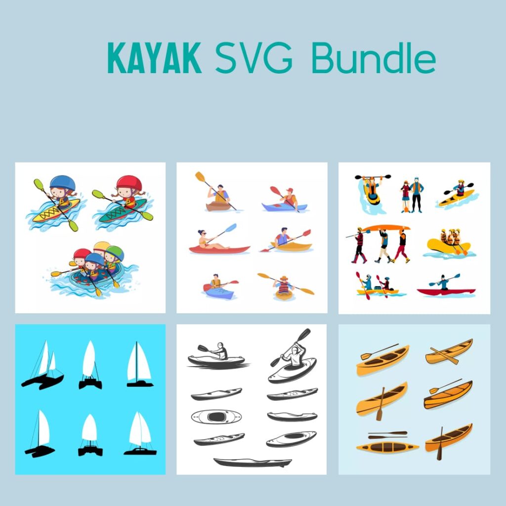 Colossal Kayak SVG Bundle – MasterBundles