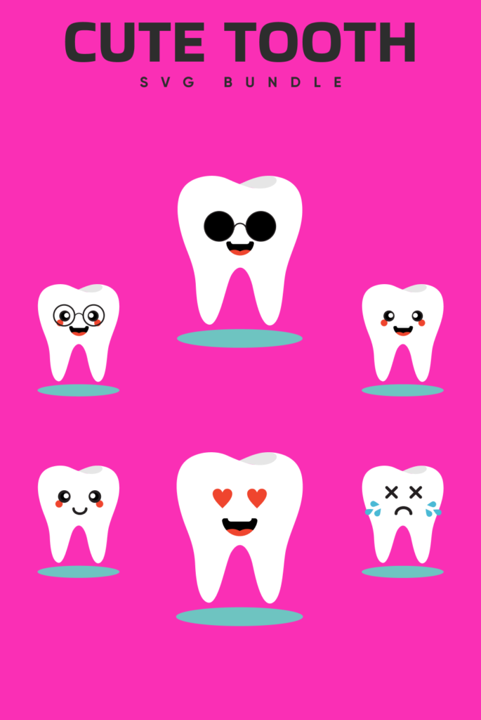 Cute Tooth SVG Designs – MasterBundles