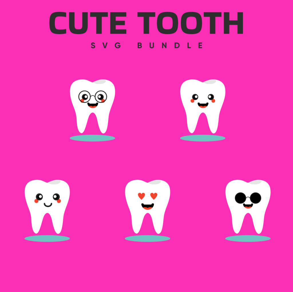 Tooth SVG Files Bundle – MasterBundles