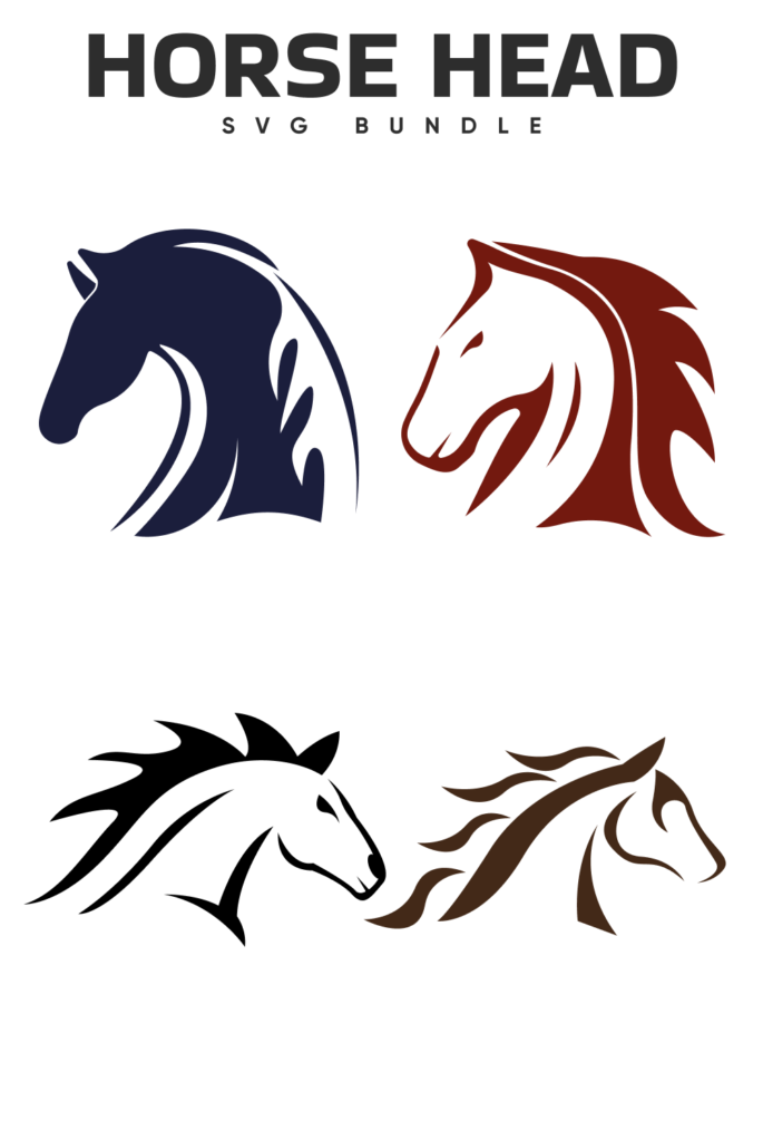 Horse Head SVG Free – MasterBundles