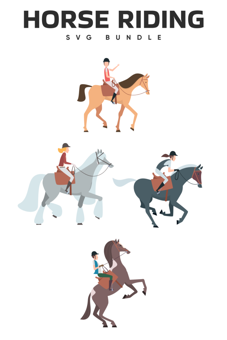 Horse Riding SVG Designs – MasterBundles