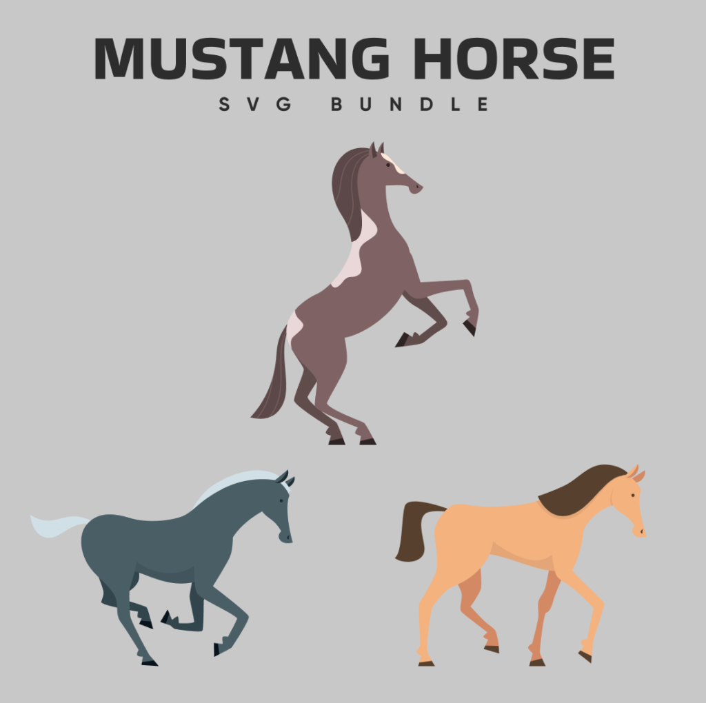 Mustang Horse SVG Designs – MasterBundles