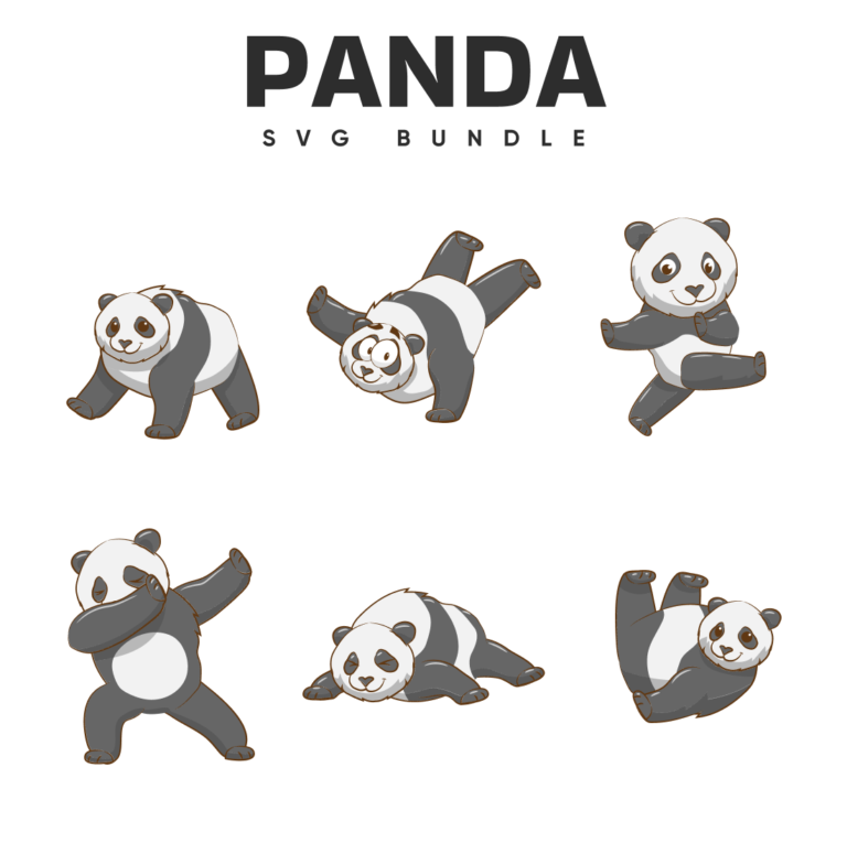 Panda SVG Designs – MasterBundles