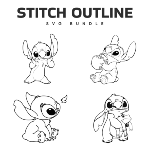 Stitch Outline SVG Designs – MasterBundles