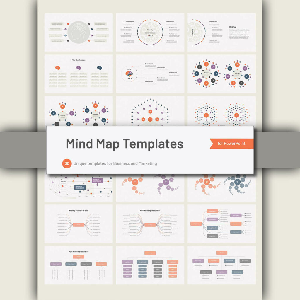 Mind Map PowerPoint Templates – MasterBundles