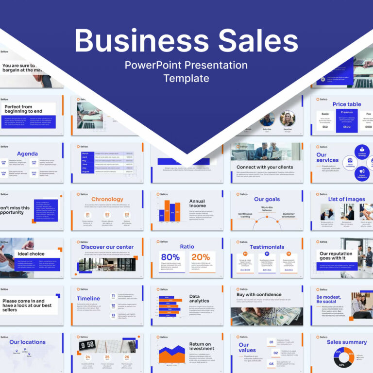 Business Sales PowerPoint Presentation Template – MasterBundles