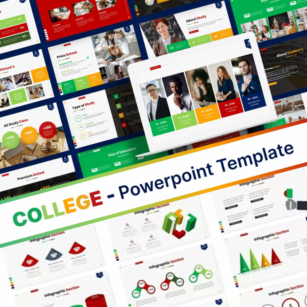 College - Powerpoint Template – MasterBundles