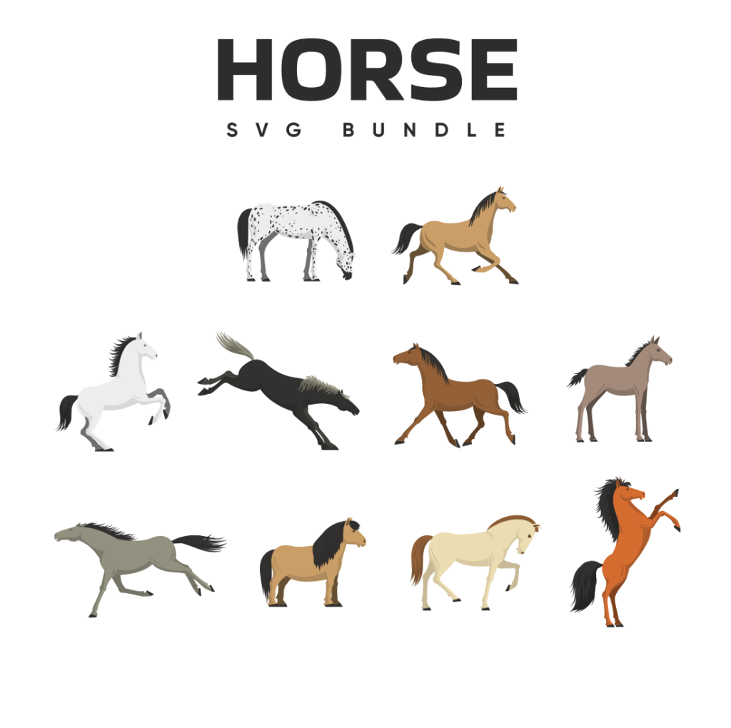 Horse SVG Free – MasterBundles