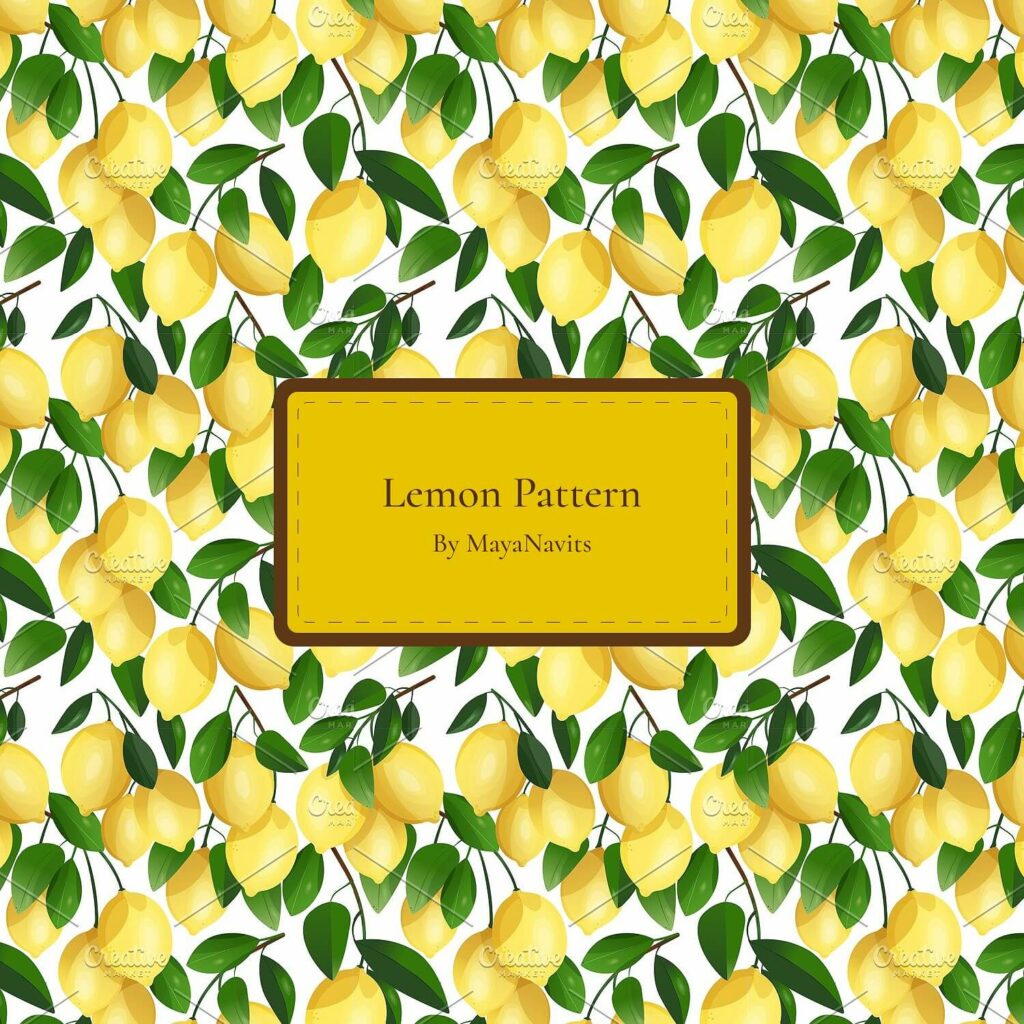 Lemon Pattern – MasterBundles