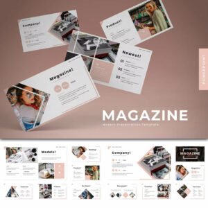 Magazine Powerpoint Template 5 Premade colors – MasterBundles