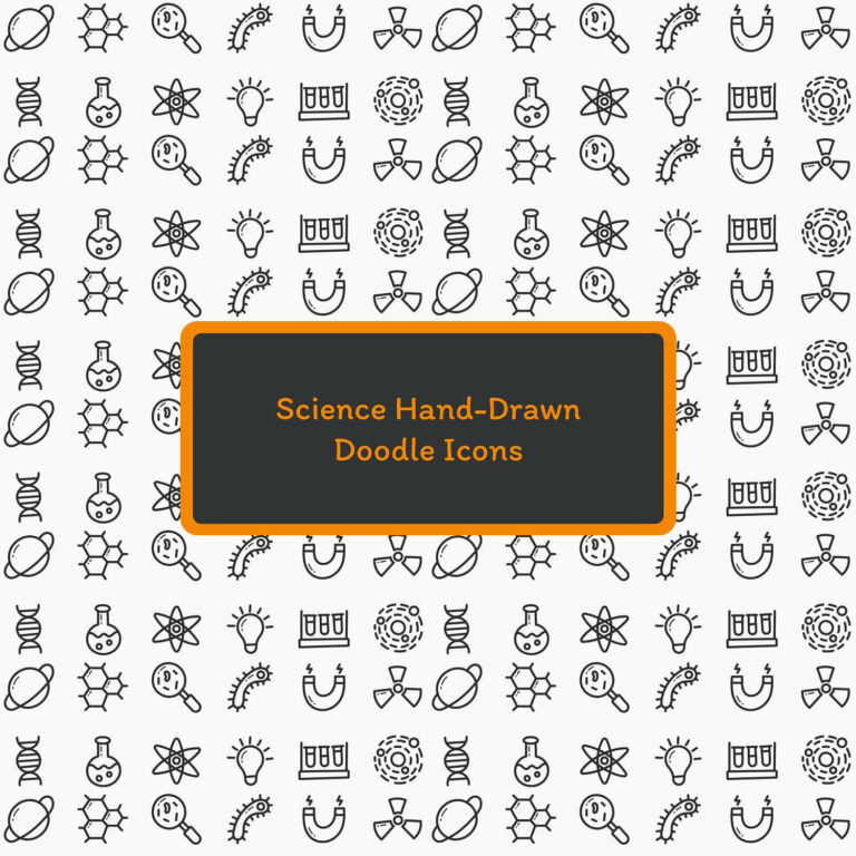 600+ Hand Drawn Icons Megapack | Master Bundles